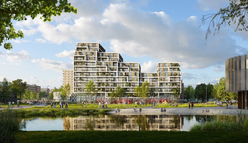 Nelson Smile: appartementen naast een park in Amsterdam. Woensdag 11 ...