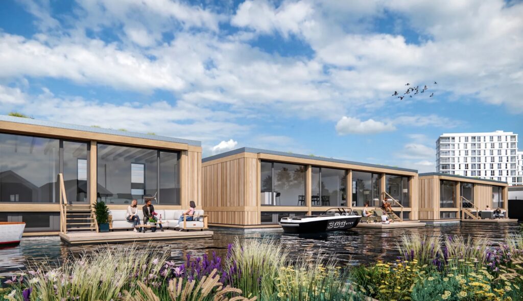 Marinapark Houthaven, Zaandam: drie nieuwbouw woonarken in verkoop, ook ...